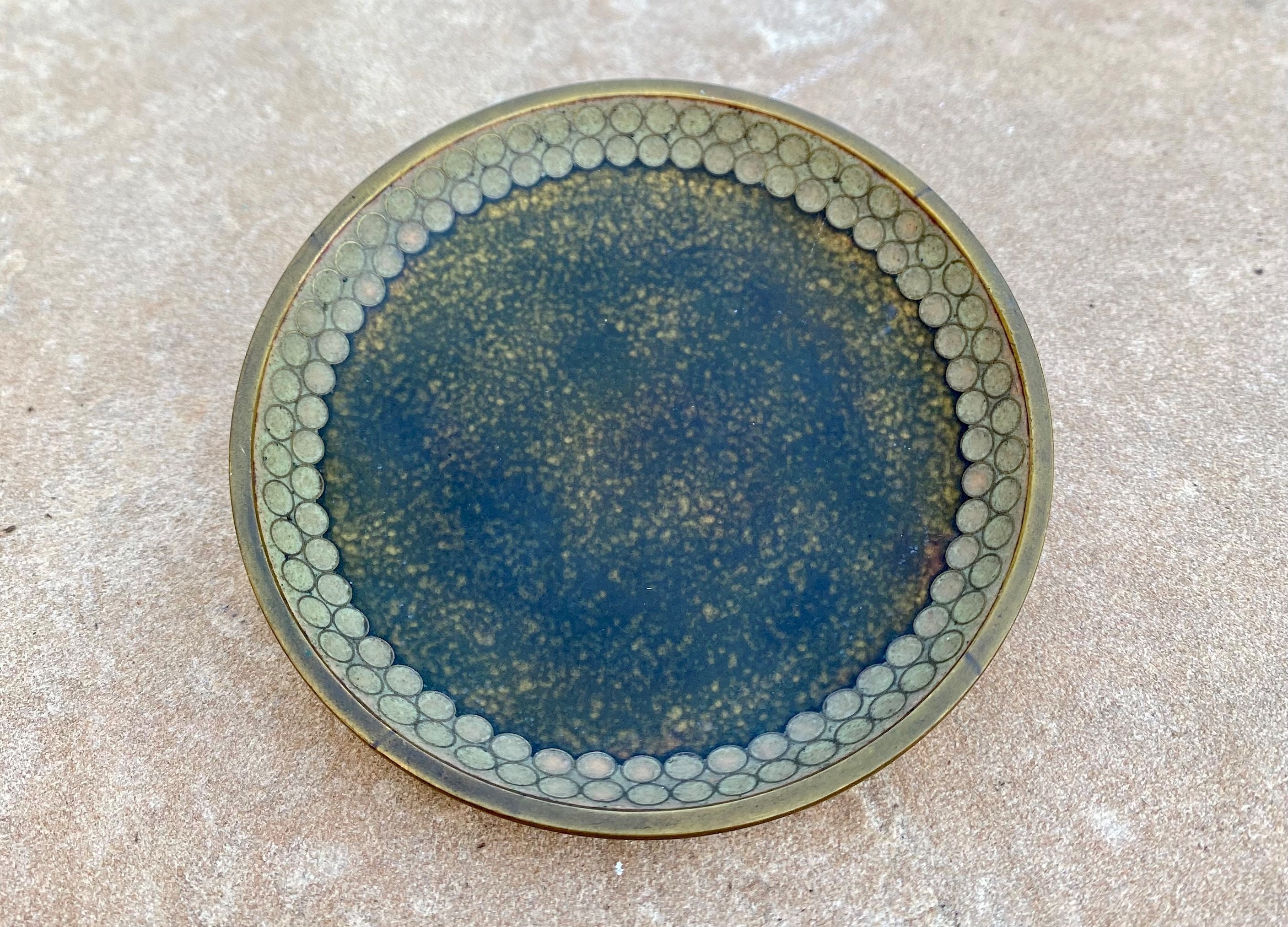 KÄTHE RUCKENBROD Vintage 50s / 60s Decorative Cloisonné Enamel on Brass ...