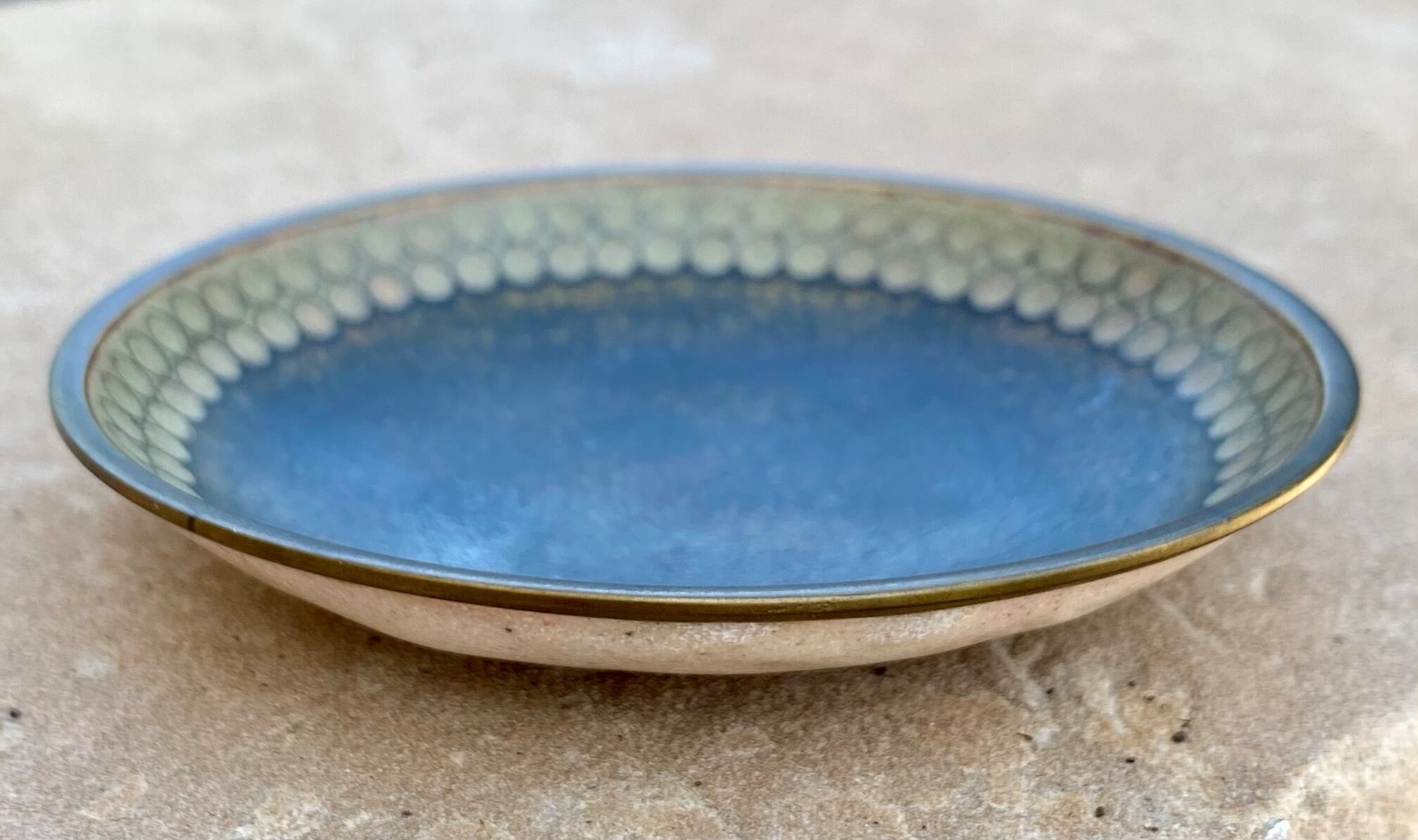 KÄTHE RUCKENBROD Vintage 50s / 60s Decorative Cloisonné Enamel on Brass ...