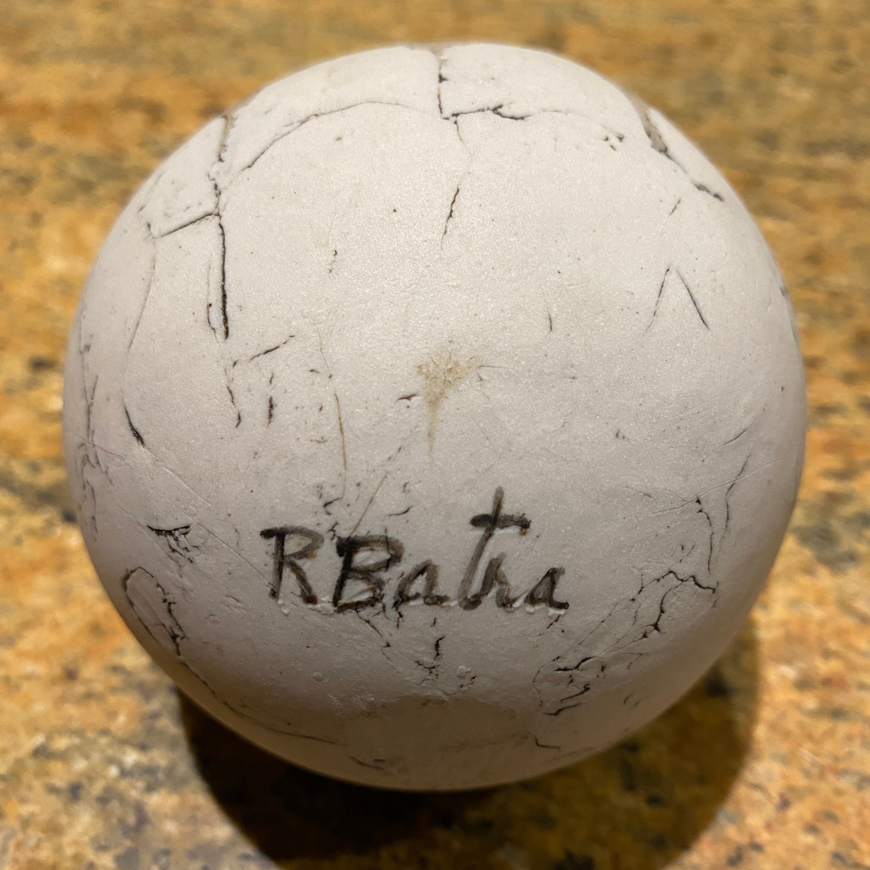 ROMILLA BATRA Single Design Colored Clay Porcelain Bowl Hand Built ...