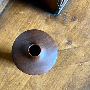 JACK FIFIELD Walnut Wood Turned Bud Vase 1995 - Etsy