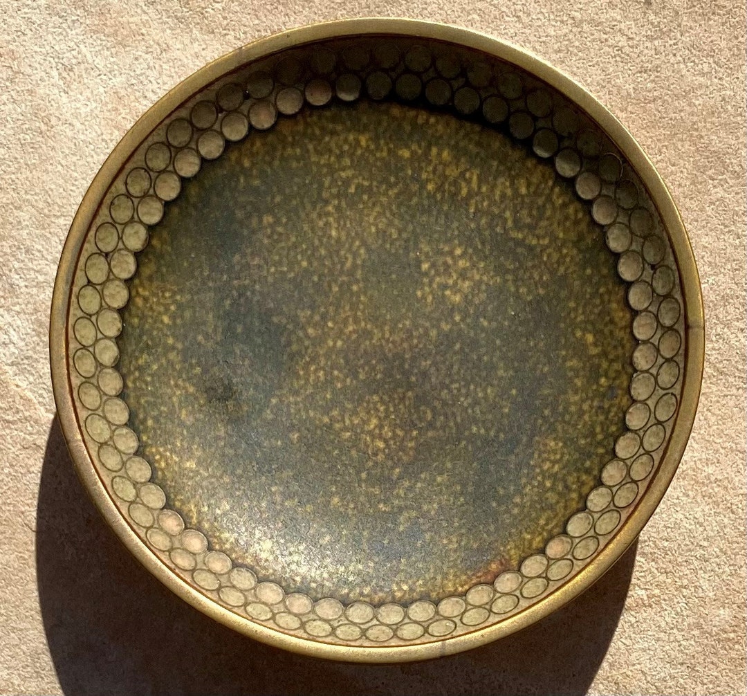 KÄTHE RUCKENBROD Vintage 50s / 60s Decorative Cloisonné Enamel on Brass ...