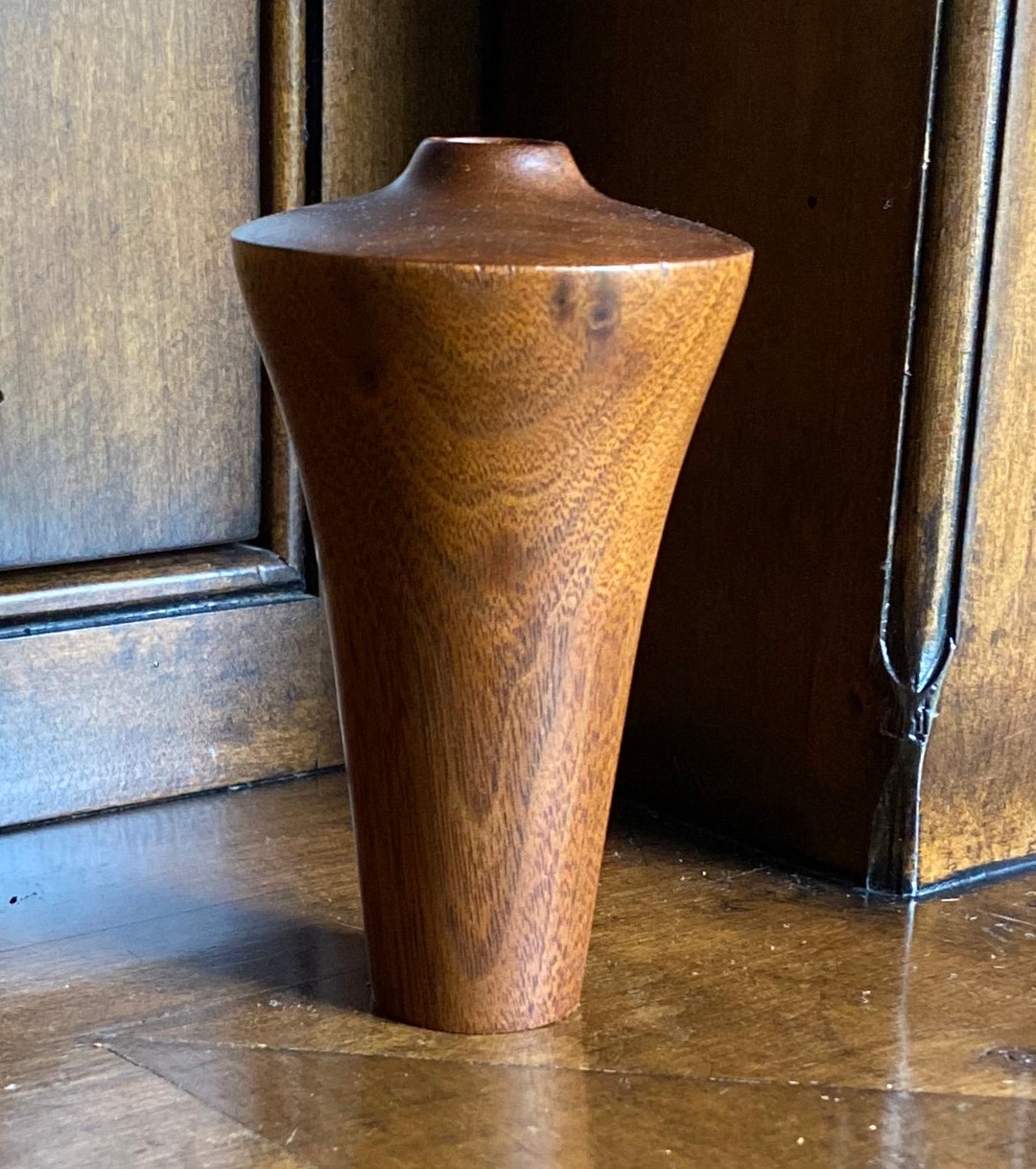 JACK FIFIELD Walnut Wood Turned Bud Vase 1995 - Etsy