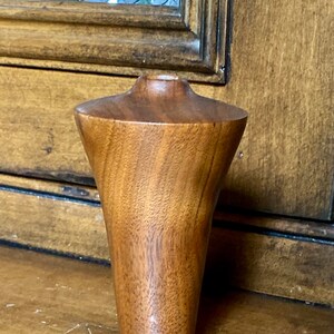 JACK FIFIELD Walnut Wood Turned Bud Vase 1995 - Etsy