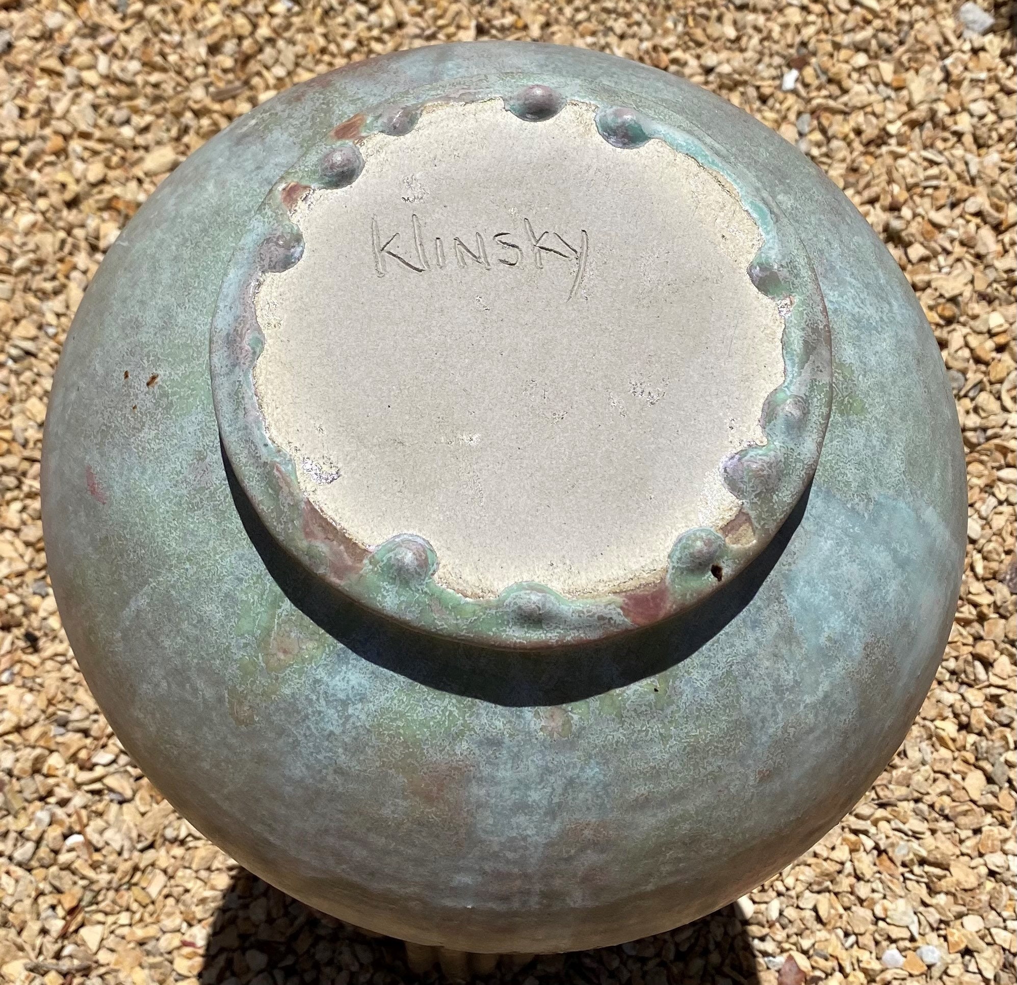 STEVEN A. KLINSKY Ceramic Glazed Scalloped Edge Bowl - Etsy