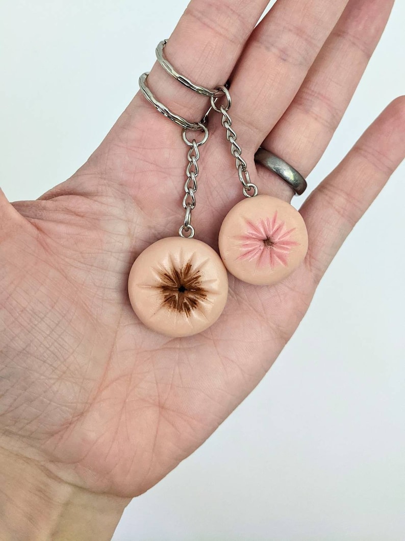 Asshole Keyring Keychain Bumhole Butthole Funny Novelty Gift - Etsy