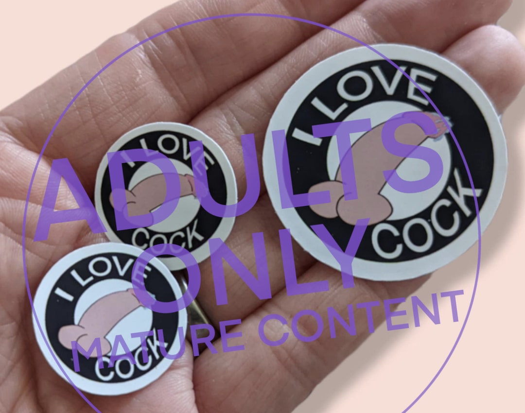 I Love Cock Stickers Adult Mature Funny Laptop Decal Vinyl Etsy