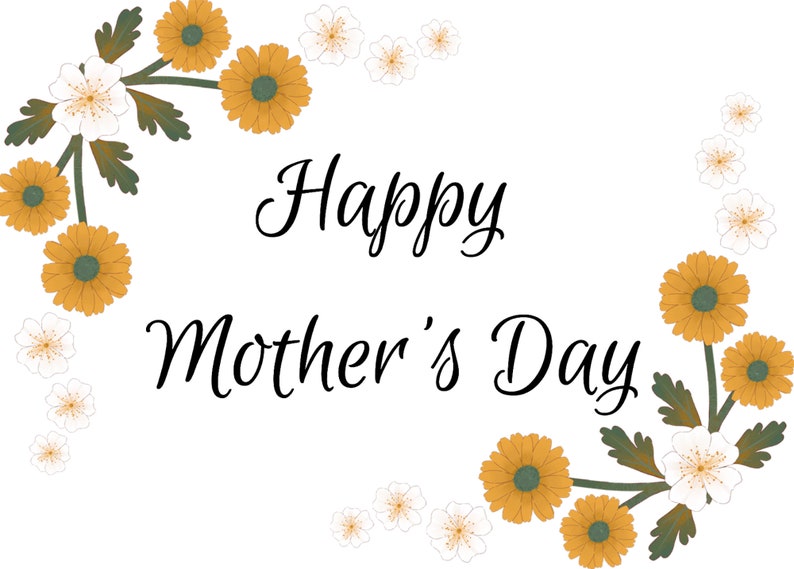 Digital Mother's Day Card Printable Card - Etsy