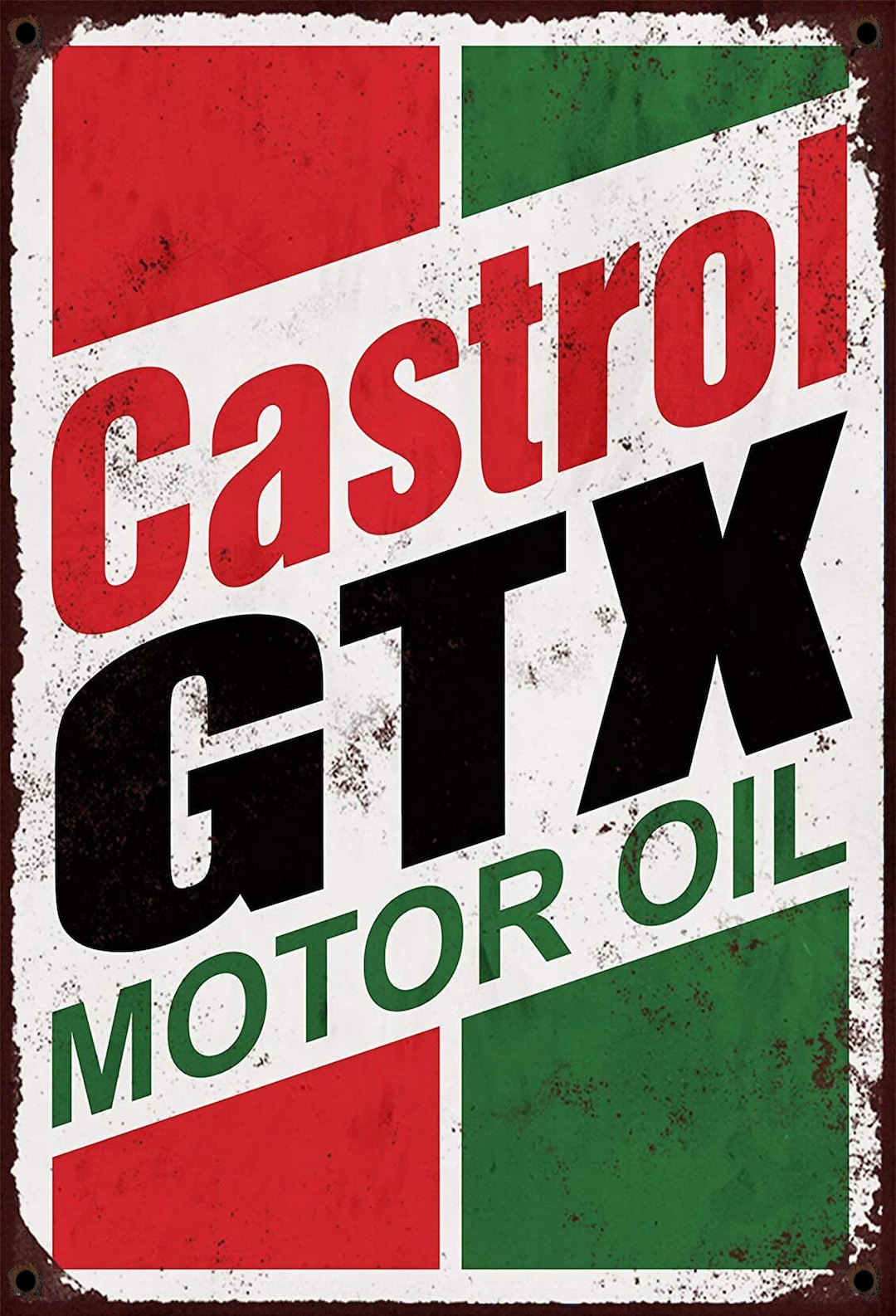 CASTROL MOTOR OIL Retro Metal Sign Man Cave Bar Pub Plaque Party ...