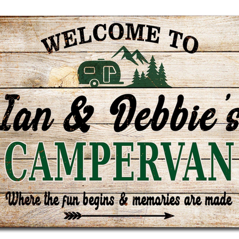 Metal Signs Campers - Etsy UK
