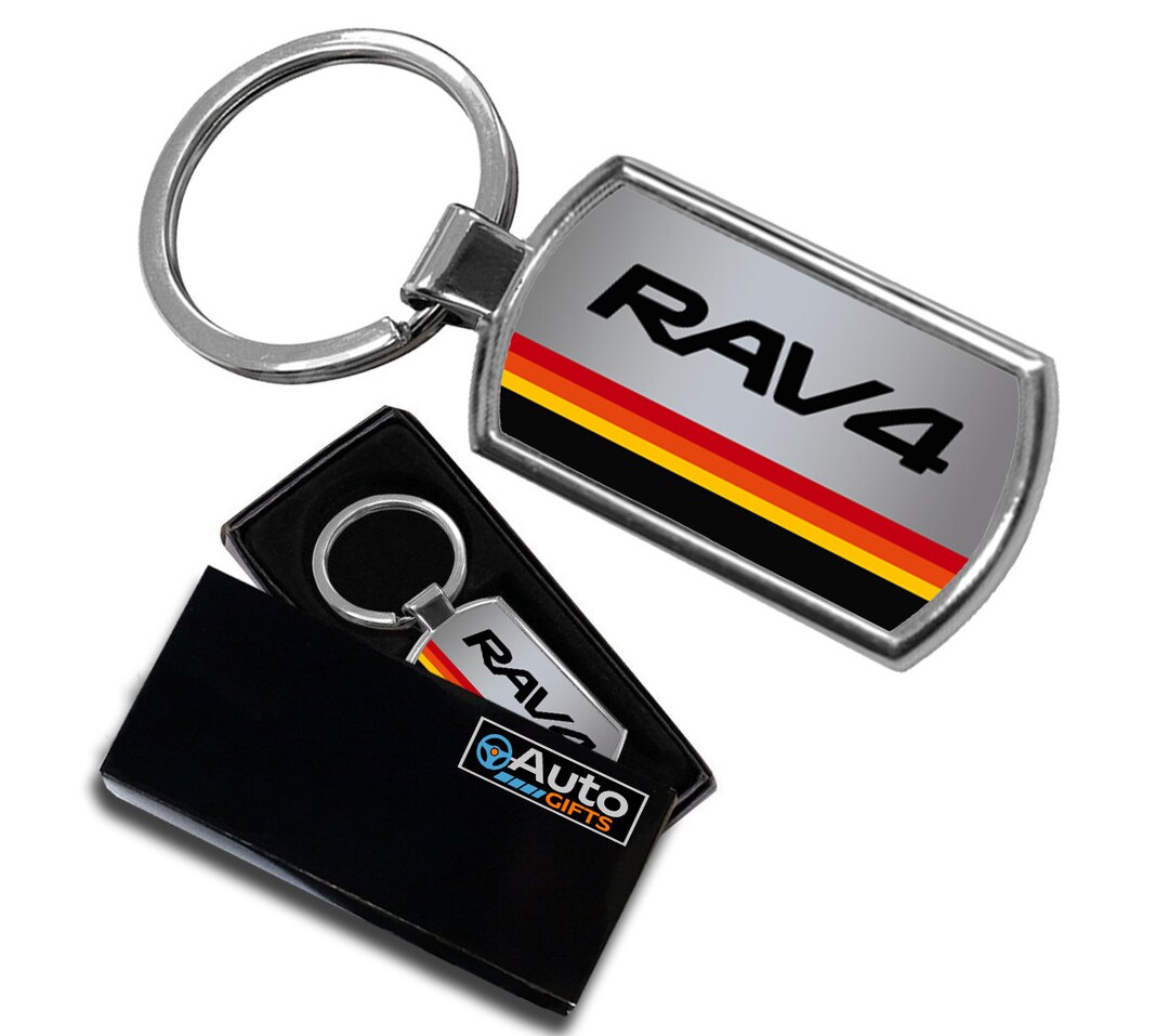 Metal Car Keyring for TOYOTA RAV4 With Gift Box 1 - Etsy