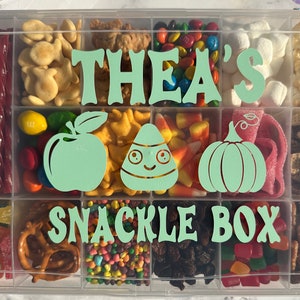 Fall Box, Halloween Box, Personalized Snack Box, Snacklebox, Snackle ...