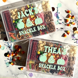 Fall Box, Halloween Box, Personalized Snack Box, Snacklebox, Snackle ...