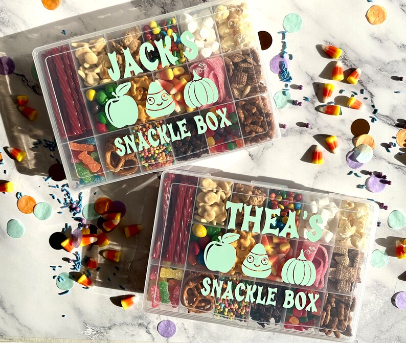 Fall Box, Halloween Box, Personalized Snack Box, Snacklebox, Snackle ...