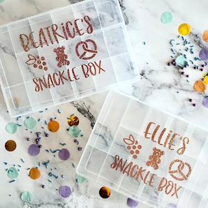 Personalized Snack Box, Snacklebox, Snackle Box, Lunch Box, Bento Box ...