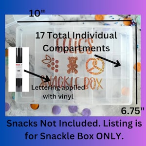 Personalized Snack Box, Snacklebox, Snackle Box, Lunch Box, Bento Box ...