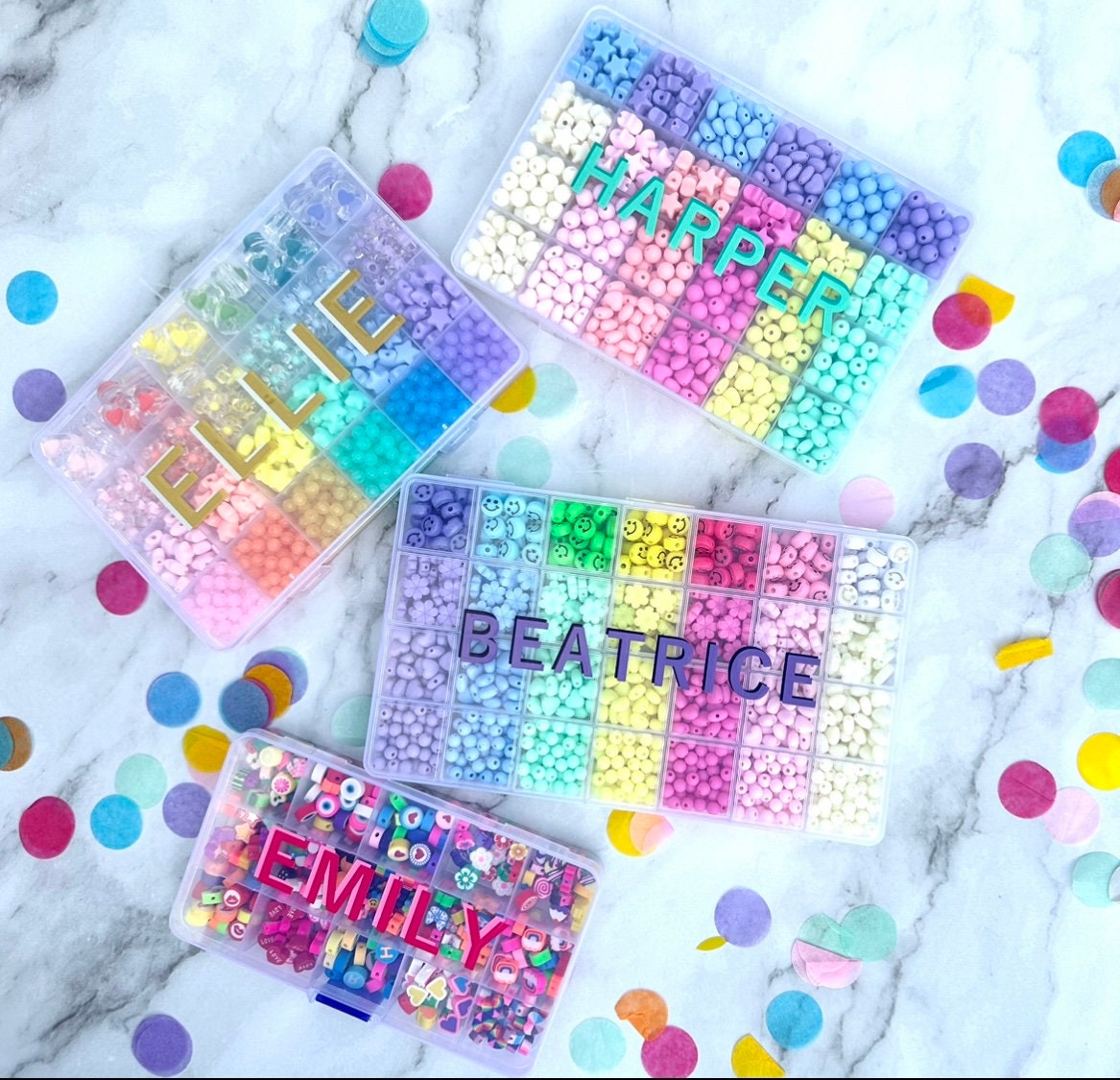 Personalized Gifts for Kids, Bead Bracelet, Bracelet Making Kit, DIY ...