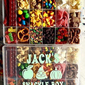 Fall Box, Halloween Box, Personalized Snack Box, Snacklebox, Snackle ...