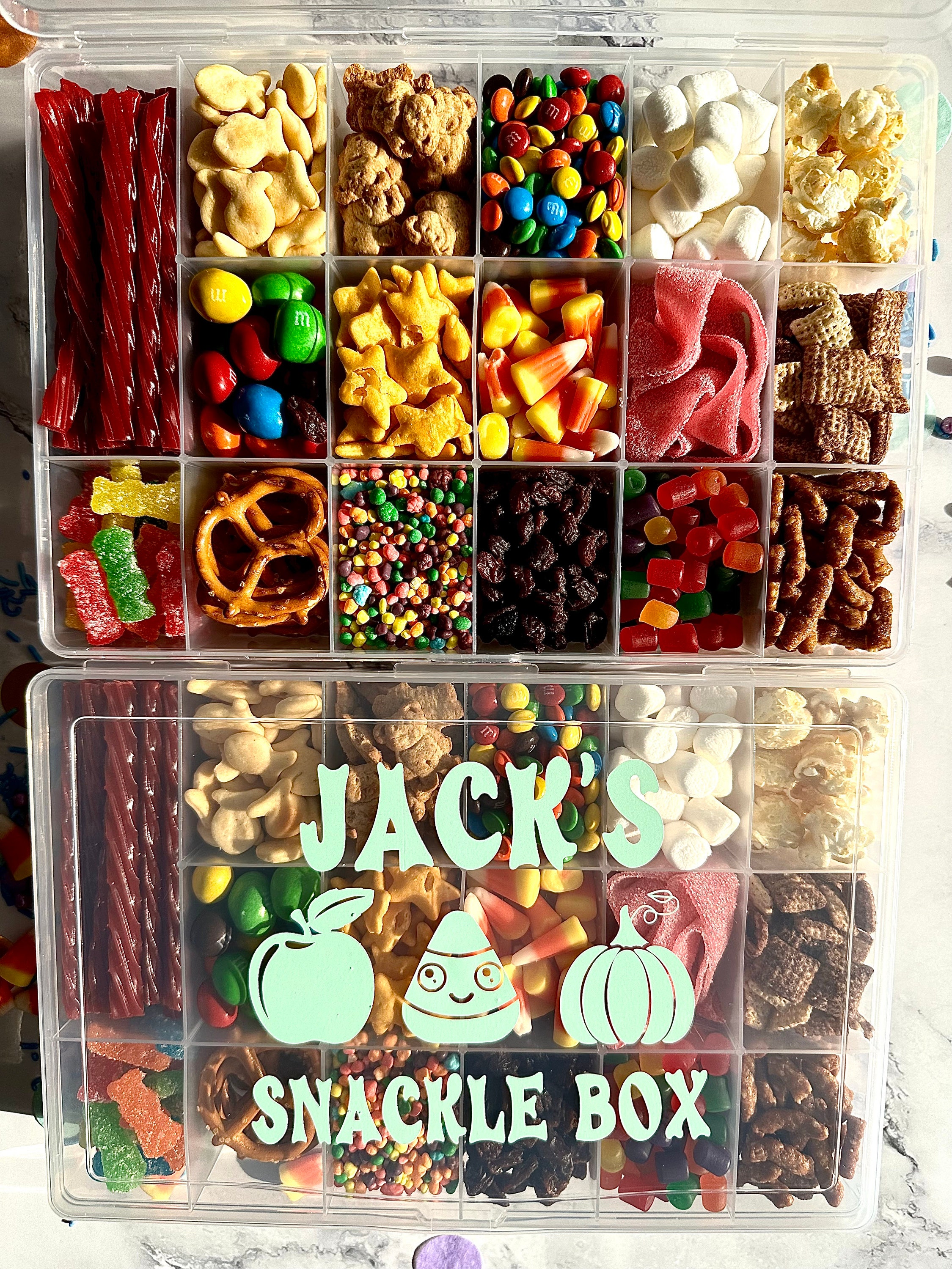 Fall Box, Halloween Box, Personalized Snack Box, Snacklebox, Snackle ...