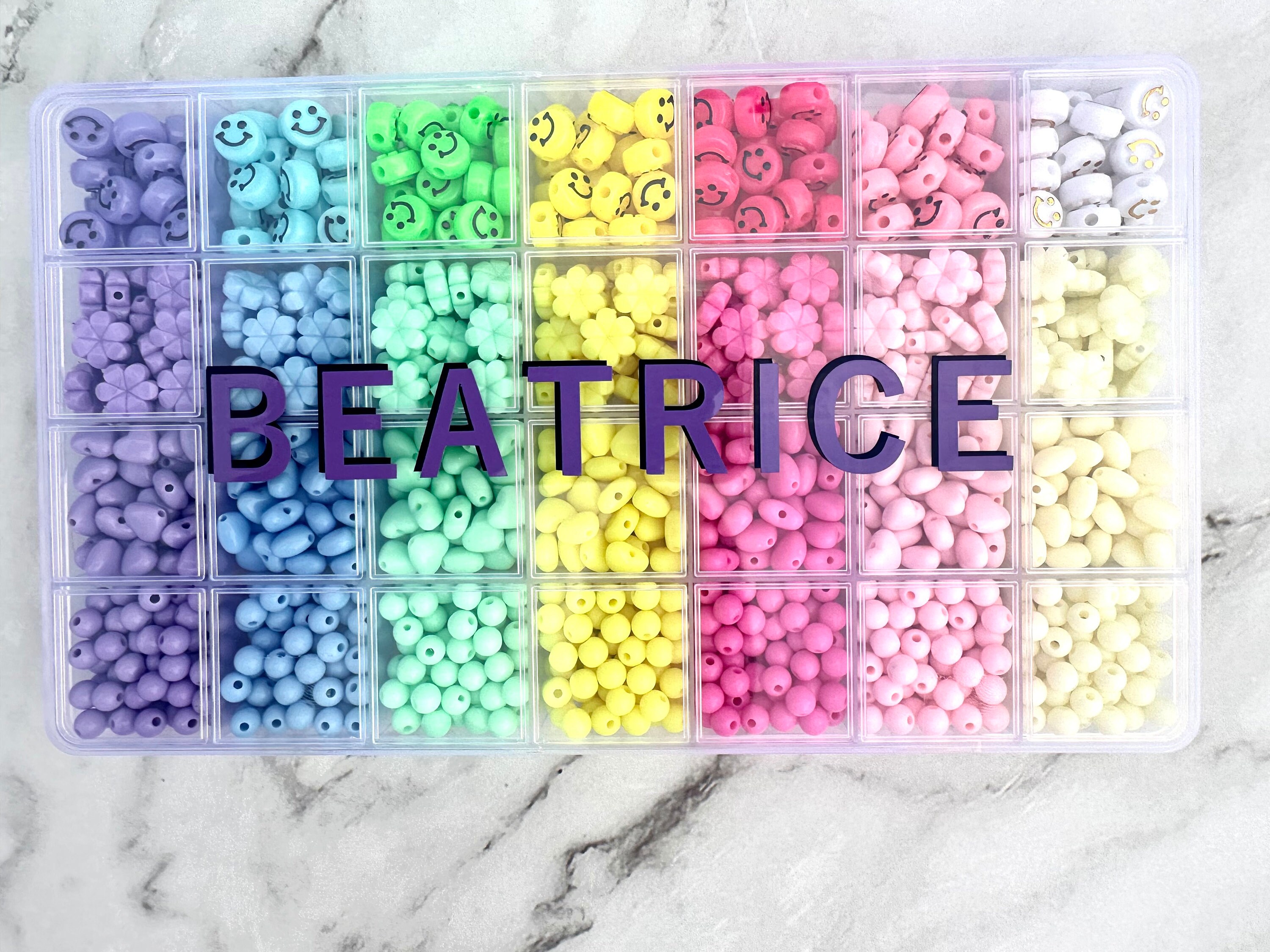 Personalized Gifts for Kids, Bead Bracelet, Bracelet Making Kit, DIY ...