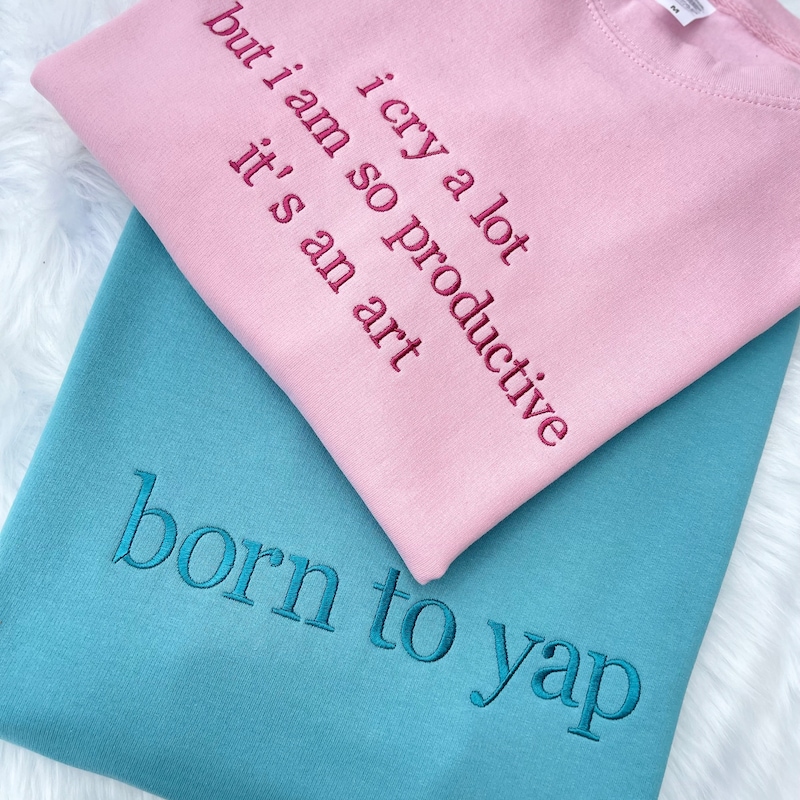 Crew Neck Embroidery Ideas - Etsy UK