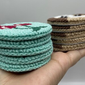 Set of Two Car Coasters | Tufted Cute Car Coaster | New Car Gift ...