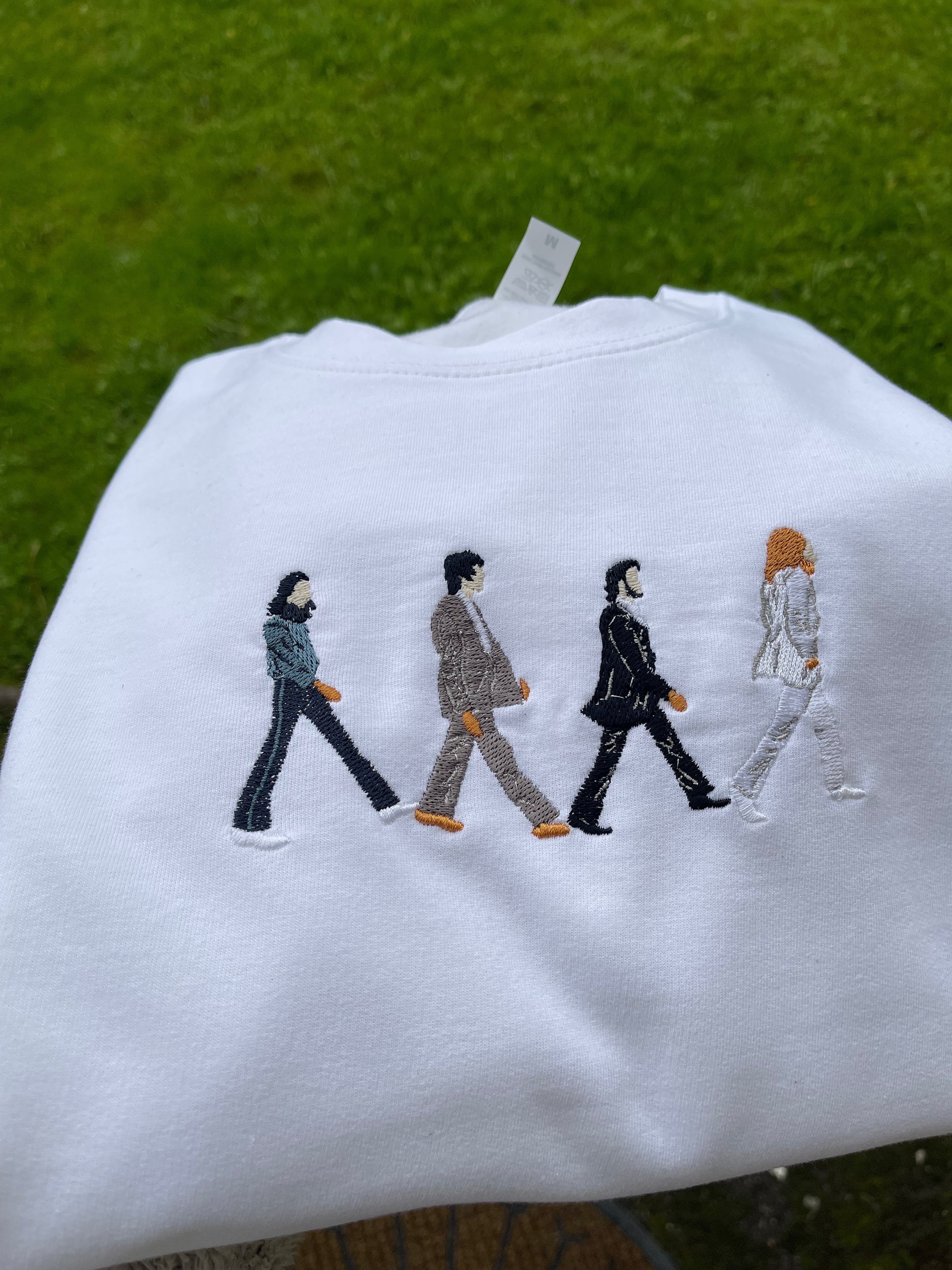 The Beatles Abbey Road Embroidery Sweatshirt Hoodie for Music Fans - Etsy