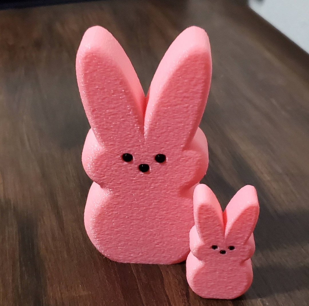3D Printed Peep Bunny (large) Tiered Tray Easter Decor - Etsy