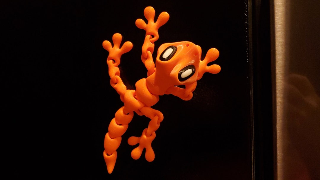 Flexible Gecko. Blob Gecko. Adorable Toy ,decor, Tiered Tray, Fidget ...