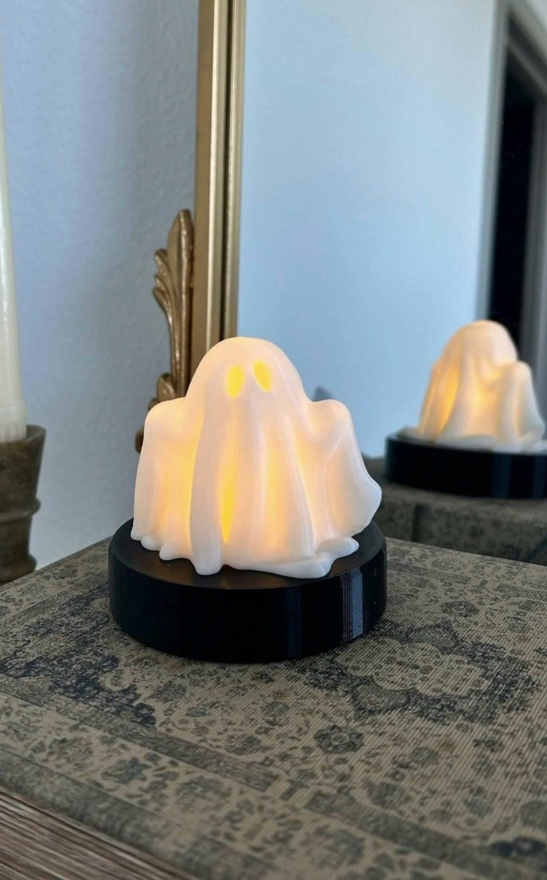 Tea Light Ghost Tiered Tray Halloween Decor - Etsy