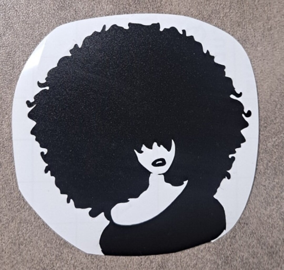 Woman Vinyl Cutout Sticker - Etsy