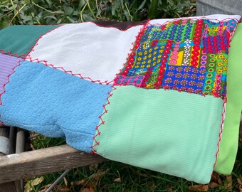 Vintage Antique Quilt, 100% Cotton, Patchwork Quilt - Etsy