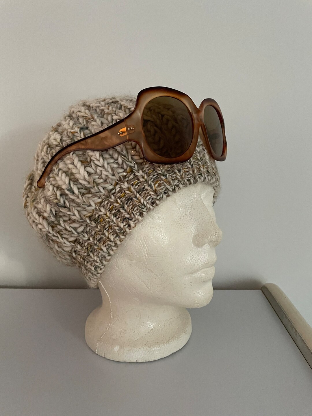 Vintage Wool Cream Beret - Etsy