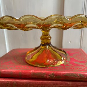 Vintage Indiana Glass Cake - Etsy