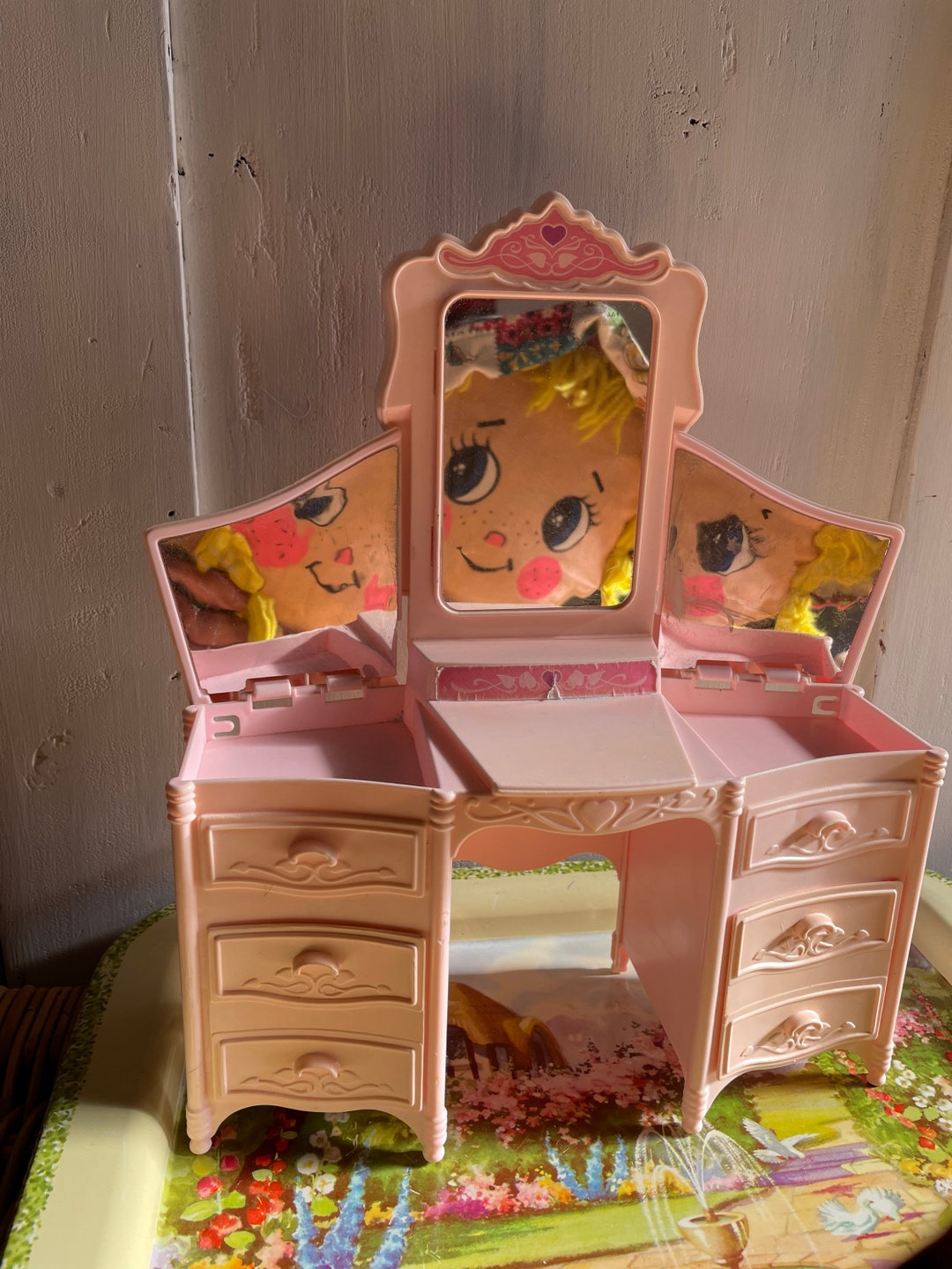 Vintage Barbie Cabinet - Etsy