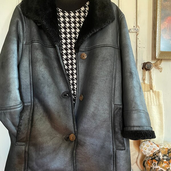 Shearling Coat - Etsy