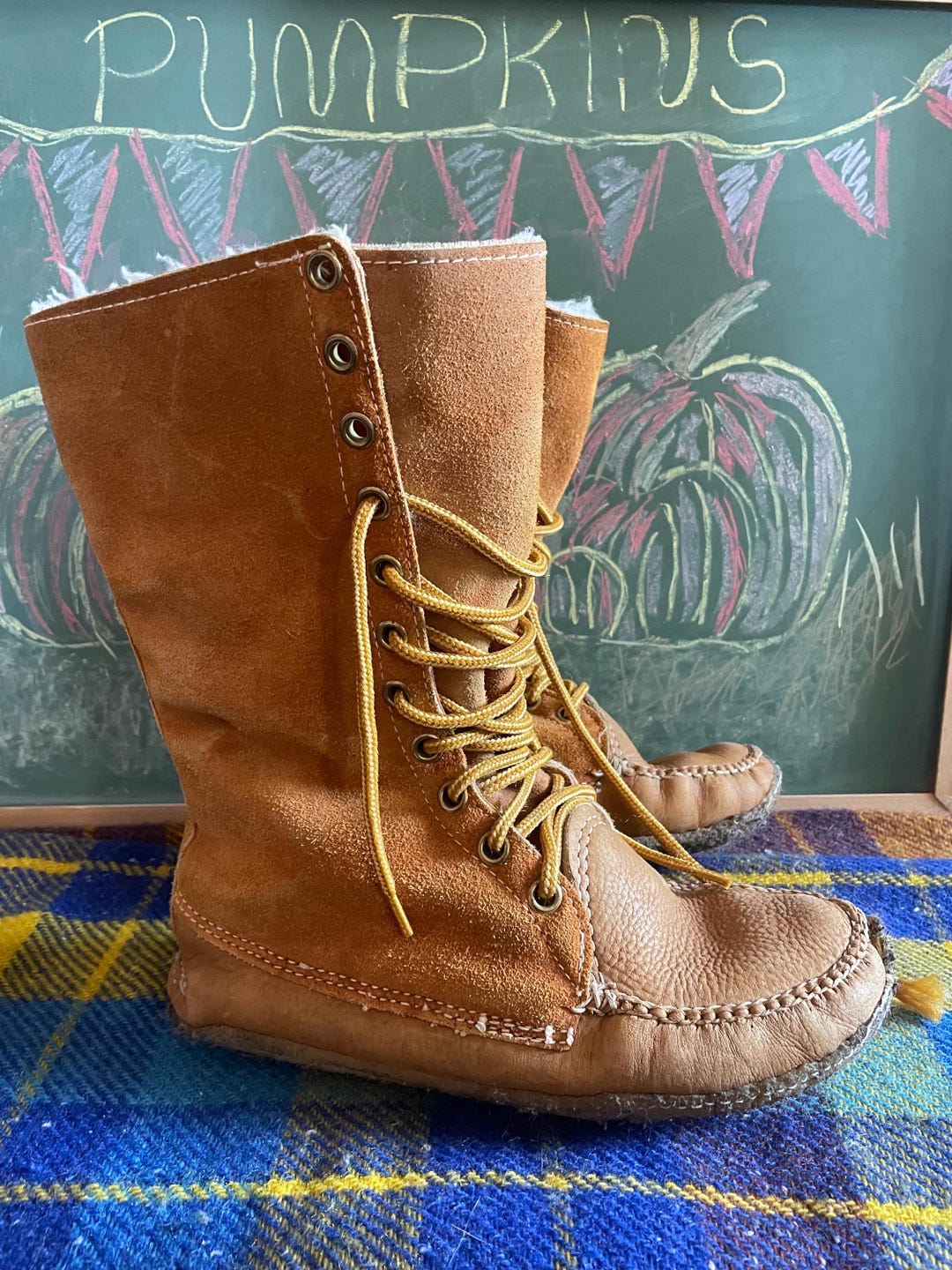 Vintage Moccasins - Etsy Canada