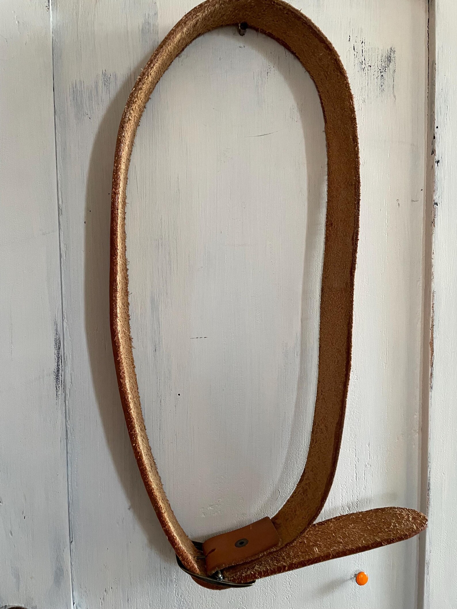 Vintage 70 Leather Belt - Etsy