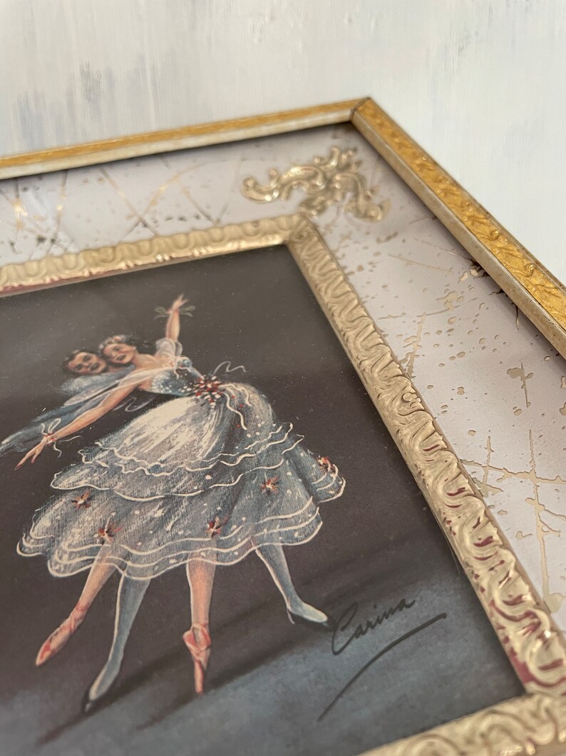 Ballerina Frame Art - Etsy