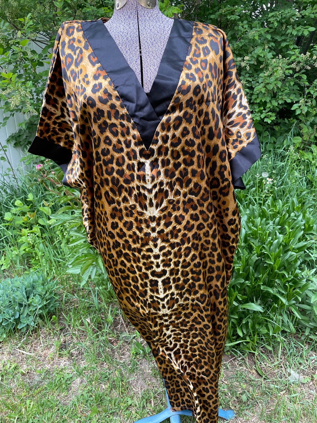 Vintage Leopard Kaftan - Etsy