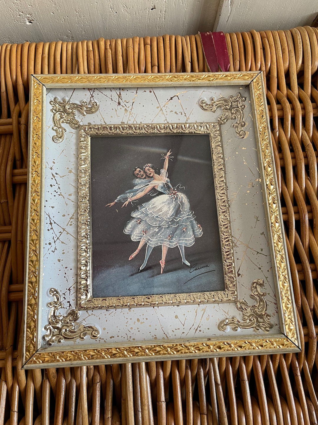 Ballerina Frame Art - Etsy