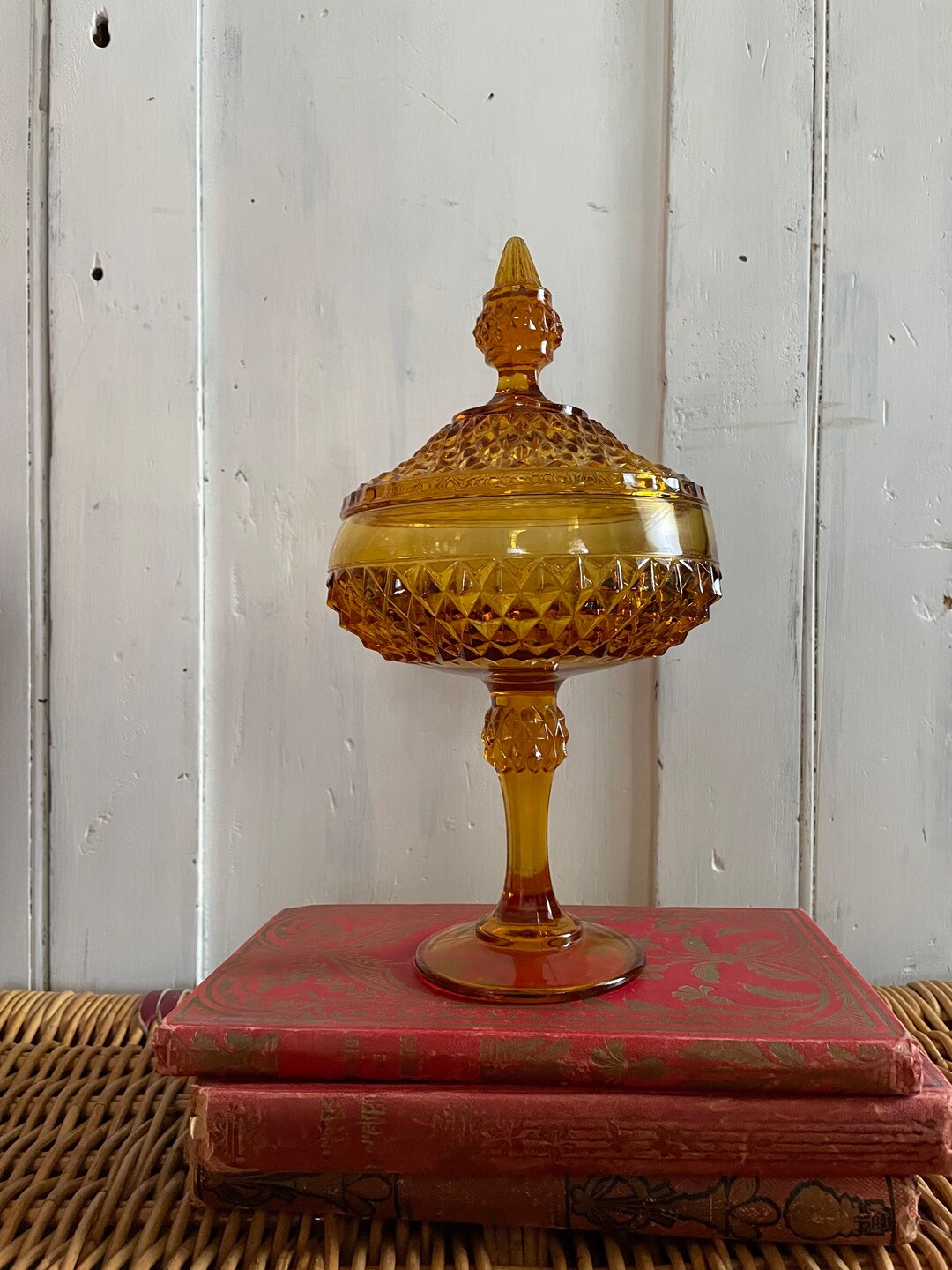 Vintage Indiana Glass Candy - Etsy