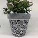 Grey Leopard Print Hand Painted Terracotta Plant Pot - Etsy UK