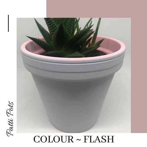 Rainbow Hand Painted Plant Pot - Etsy