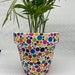 Spotty Hand Painted Plant Pot - Etsy UK