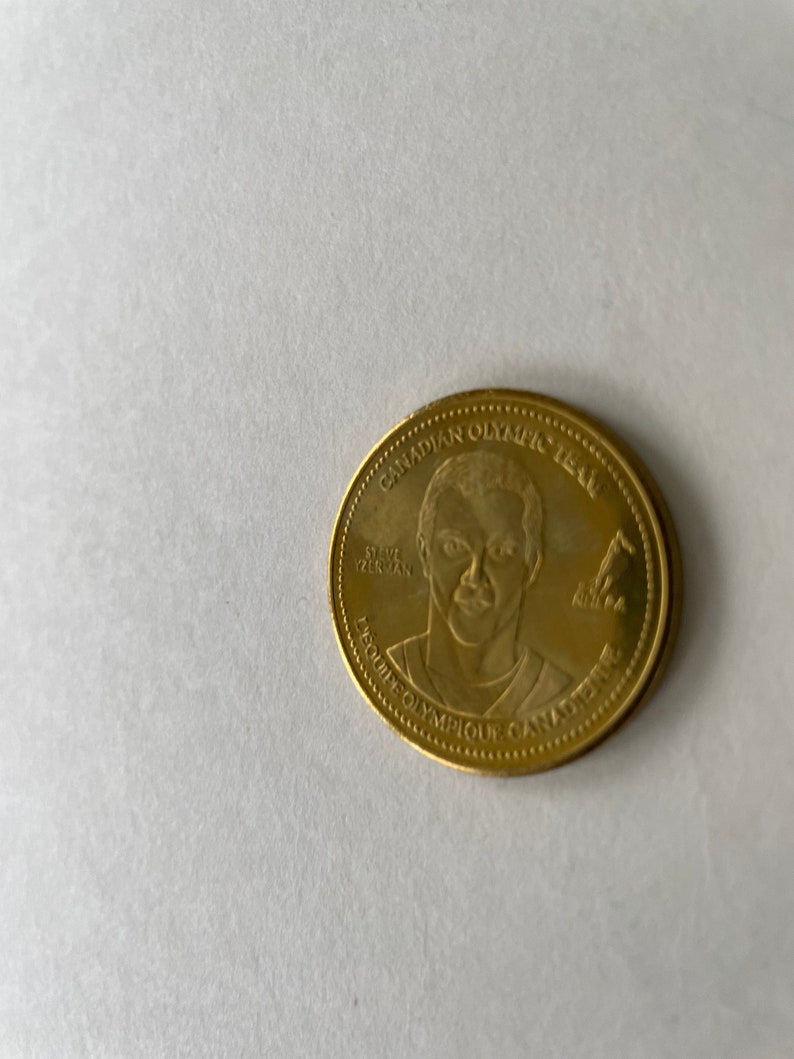 Vintage 2002 Coca-cola Coke Olympic Team Canada Hockey Coin Steve ...