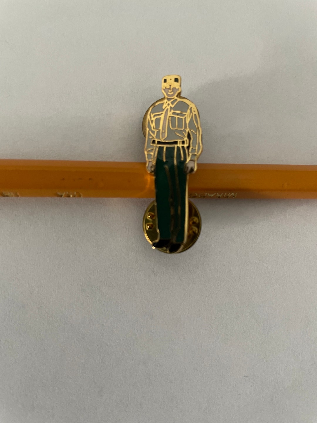 Vintage Lapel Pin Police Officer Surete Du Quebec Enamel Gold Tone ...