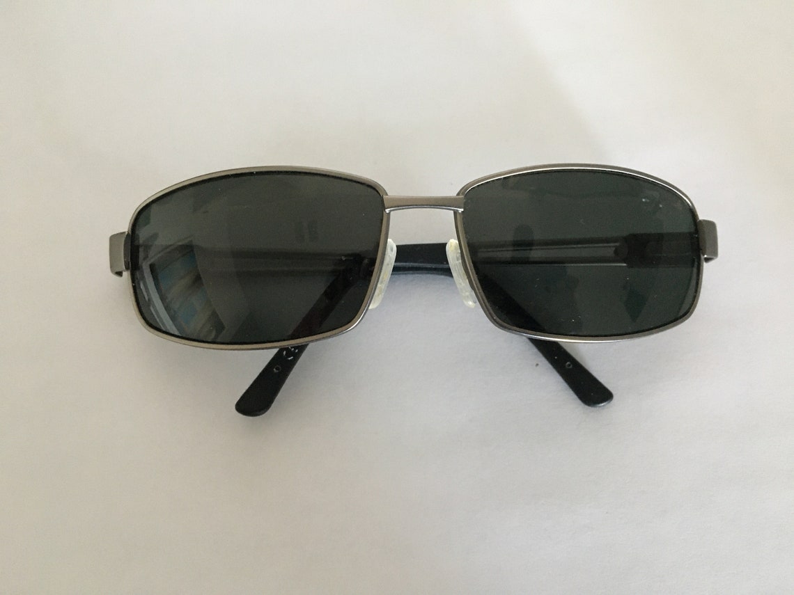 Vintage Sunglasses Authentic BOLLÉ Metal Rounded Rectangular - Etsy