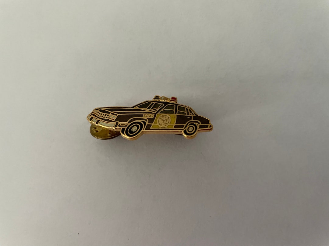 Vintage Lapel Pin Surete Du Quebec Police Car Enamel Gold Tone Quebec ...