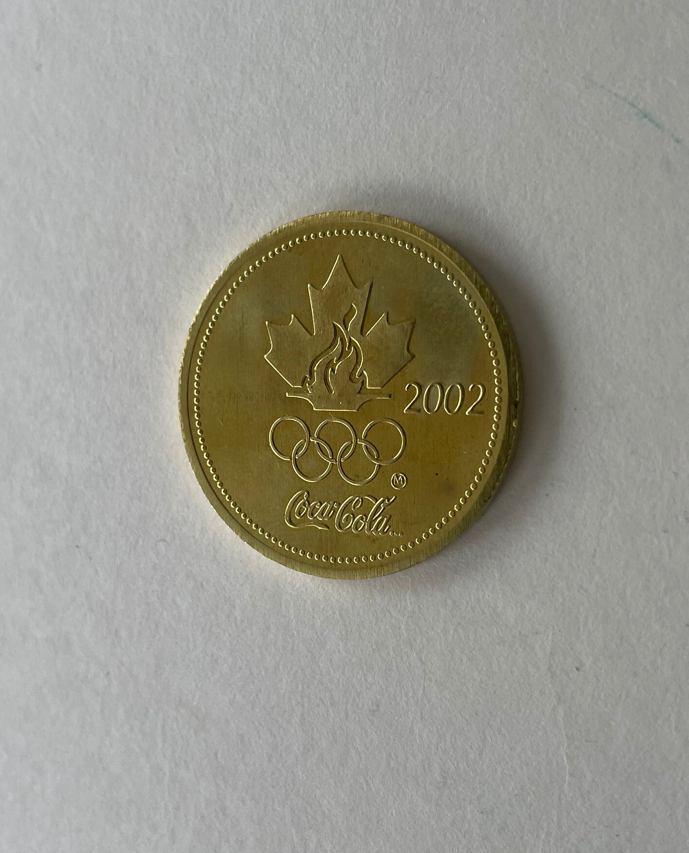 Vintage 2002 Coca-cola Coke Olympic Team Canada Hockey Coin - Etsy