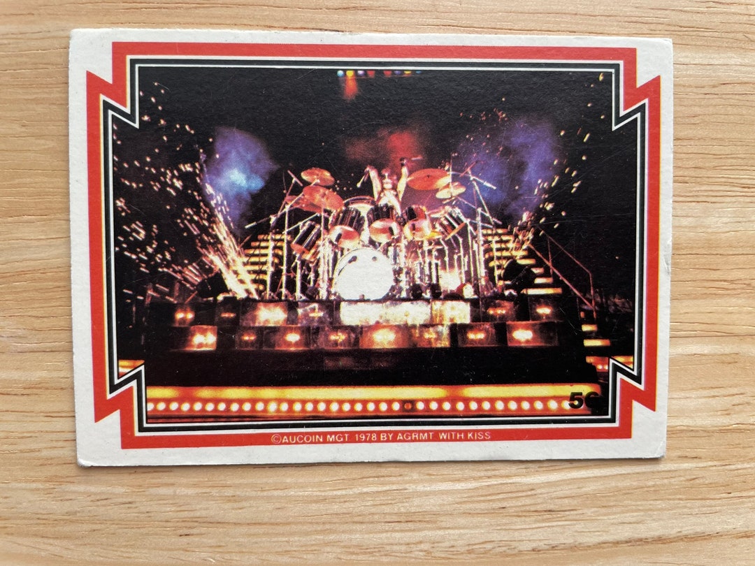 KISS Card 1978 Collector Card Number 56 Vintage Kiss Card Kiss Trading ...